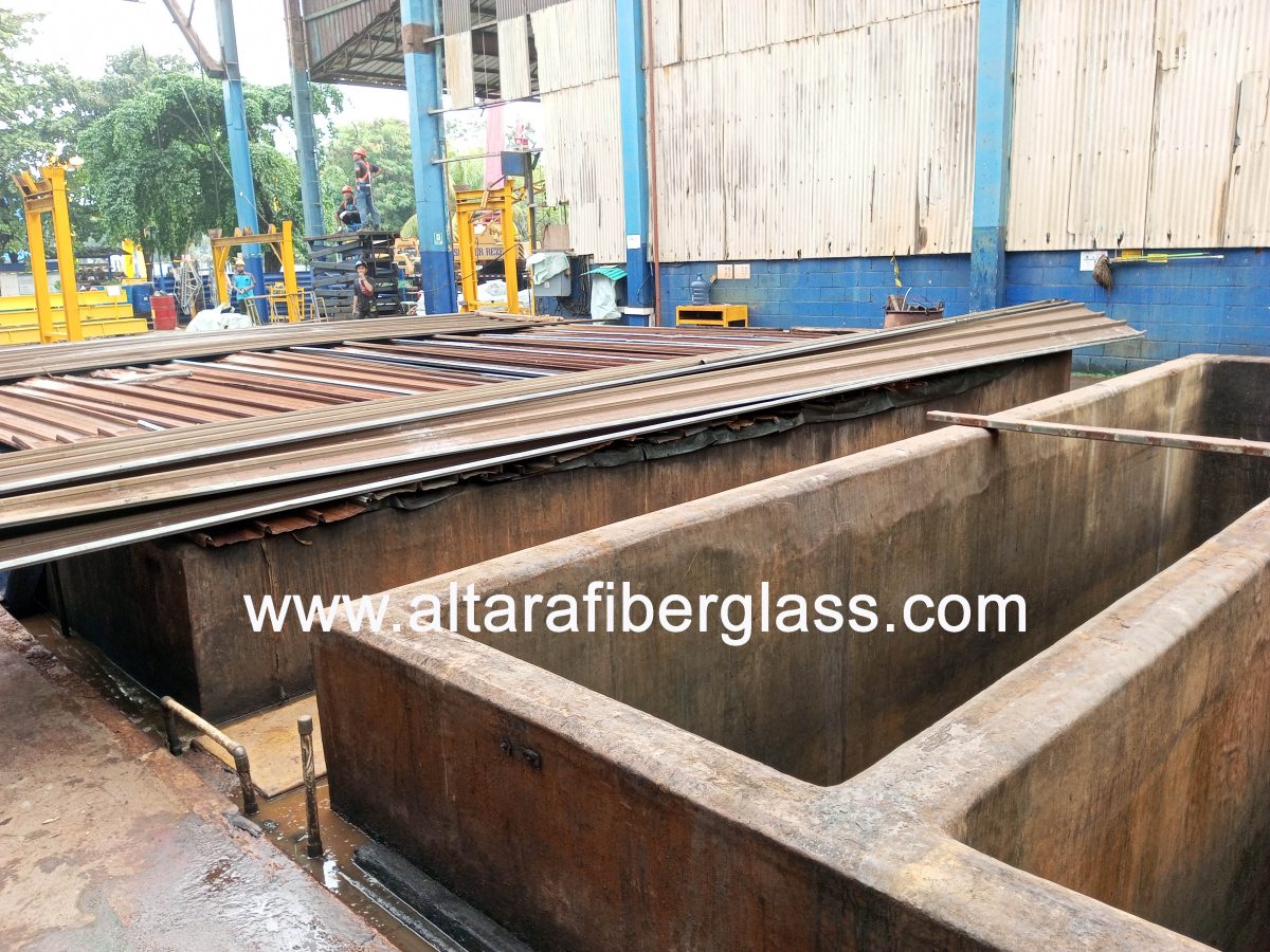 Pelapisan bak beton untuk wadah HCL pada kasus industry galvanizing ...