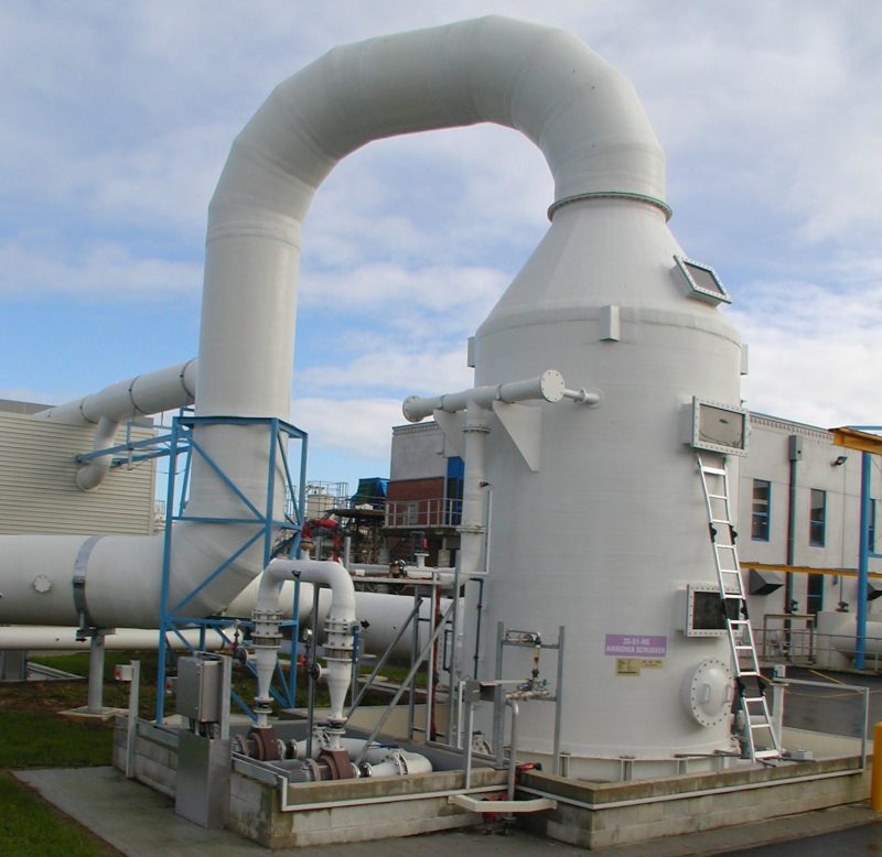 Aplikasi pelapisan fiberglass pada scrubber tank - Altara Fiberglass